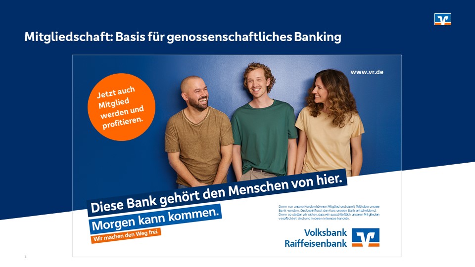 Mehr als „nur“ Dividende: Mitglieder der Volksbanken und Raiffeisenbanken schätzen Demokratie ...